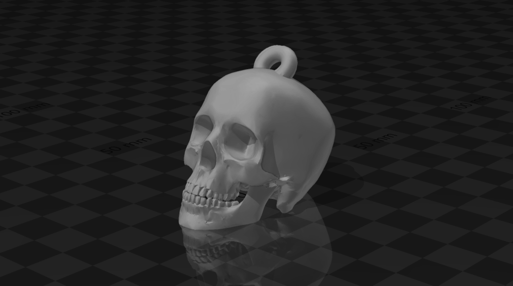 💀 Skull keychain・Free STL File for 3D printing・Cults