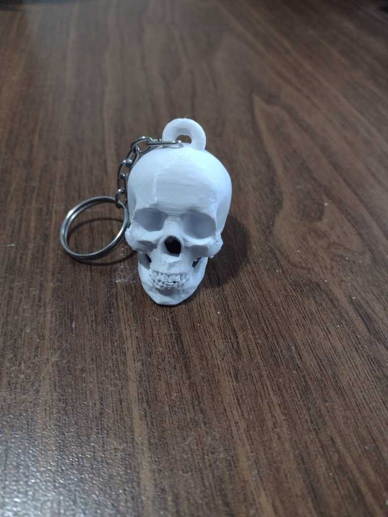 💀 Skull keychain・Free STL File for 3D printing・Cults