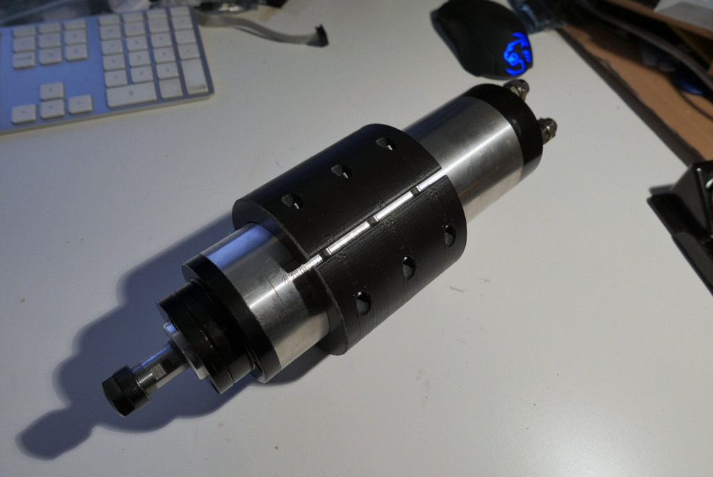 🔫 3 1/2 inch (89mm) to 65mm CNC Spindle adapter sleeve・Free 3D File for ...