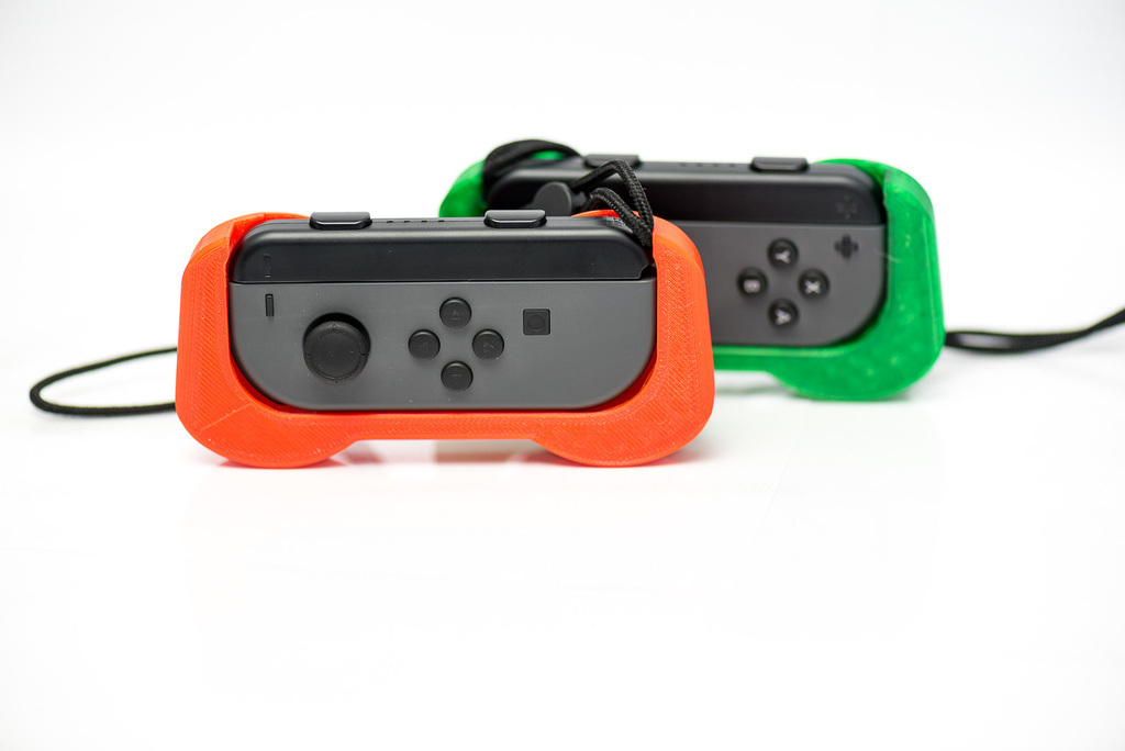 Free 3D file Single Joy-Con Grip - With logos(Switch, Mario, Luigi) 🎮 ...