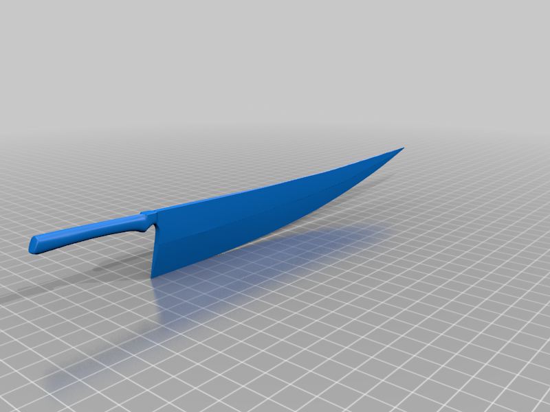 🗡️ Zangetsu Sword Bleach Ichigo Kurosaki・Free 3D File for ・Cults