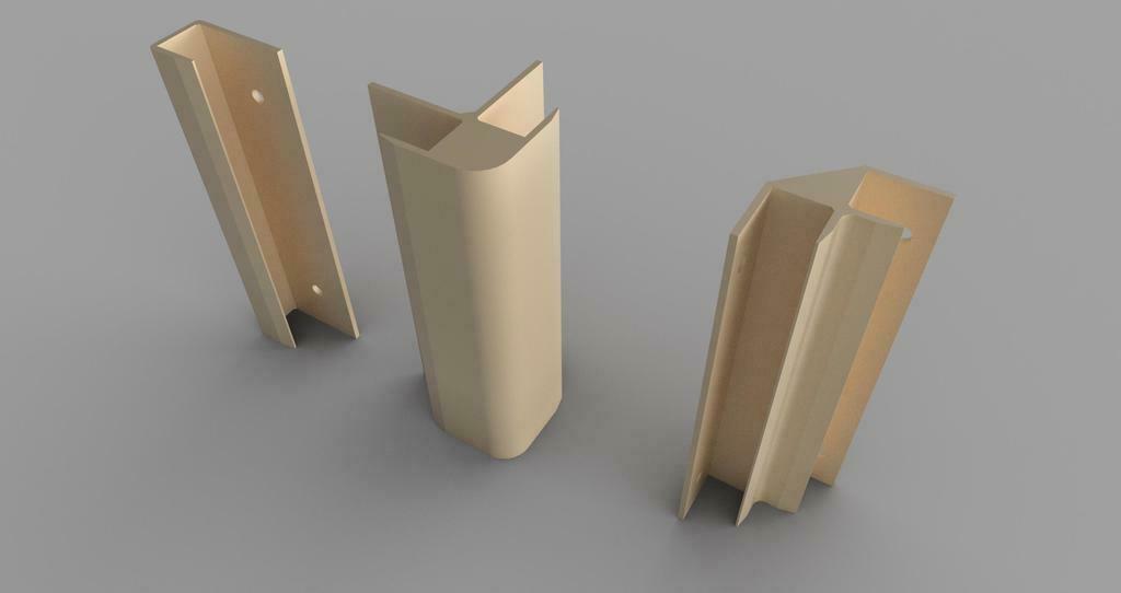 Fichier 3D gratuit Plinthe de cuisine coins et embouts 🧑‍🔧・Plan pour ...