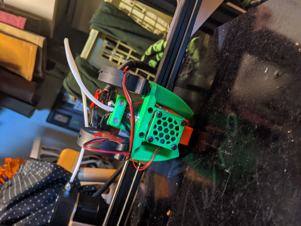 3D printing Tevo Tornado E3D V6 mount・Cults