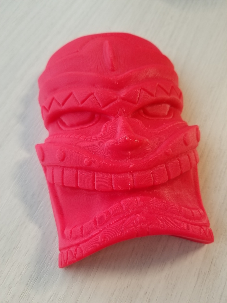 👨 Tiki Man Face w/ Hole to Hang・Free 3D File for ・Cults