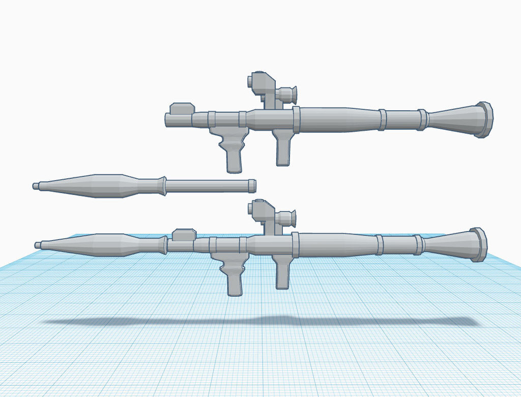Free 3D file RPG-7 (Low Detail) 🔫 ・3D printable design to download・Cults