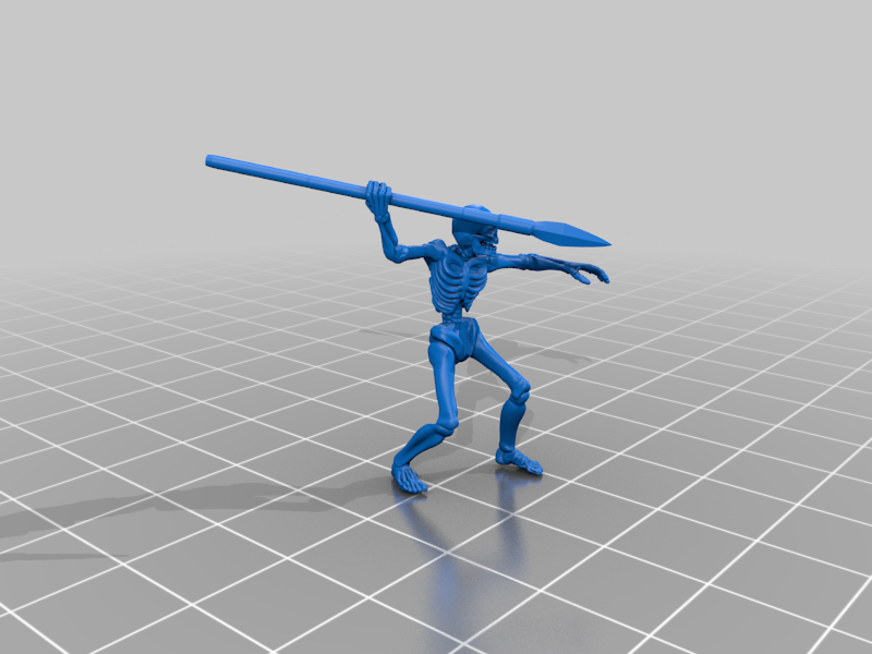 Free 3D file Heroscape: Children of the Hydra's Teeth- Skeleton Spears ...