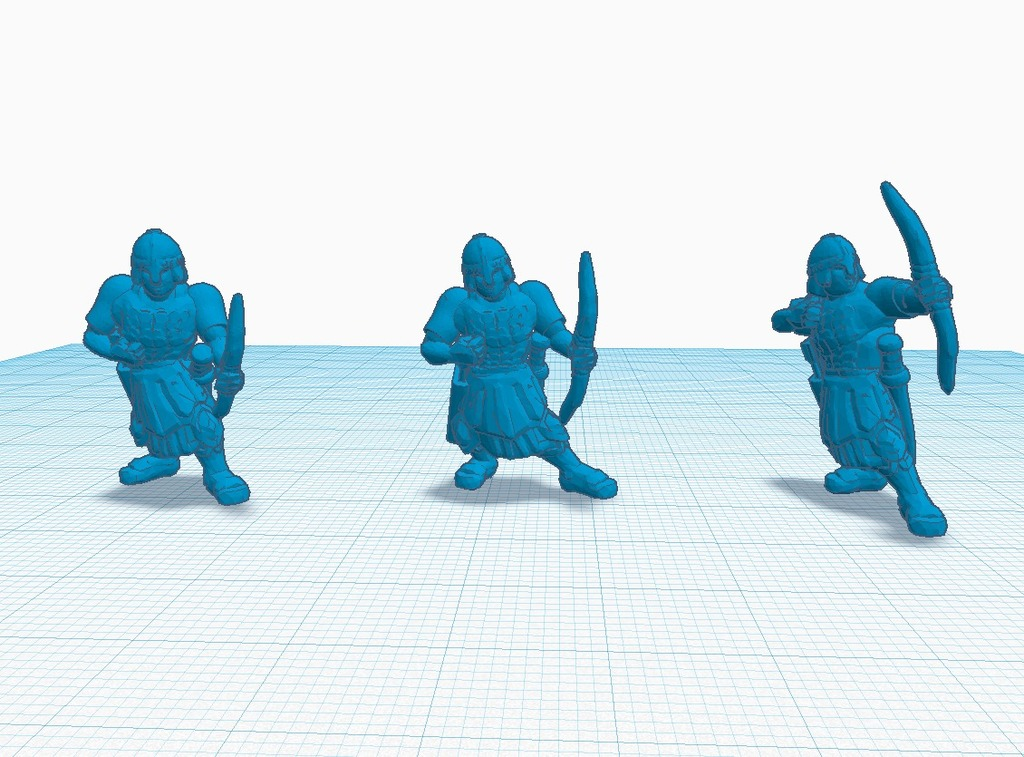 Free 3D file Heroscape Proxies: Roman Archers 🎲 ・3D printer model to ...