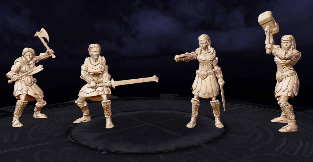 Free 3D file Heroscape: Amazon Heroes 🎲 ・Object to download and to 3D ...