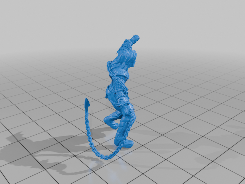 Free 3D file Heroscape: Dark Elf Chainfighter 🧝 ・3D printing idea to download・Cults