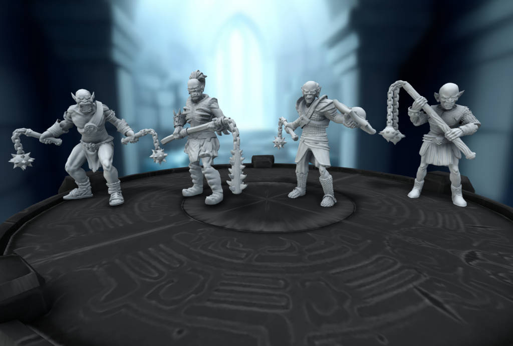 Free 3D file Heroscape: Orc Flails 🎲 ・3D printable design to download・Cults