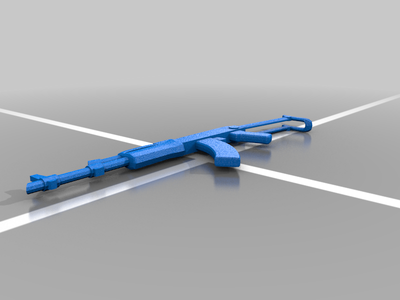 Free 3D file AK-47 Underfolder (Low Detail) 🔫 ・3D print design to ...