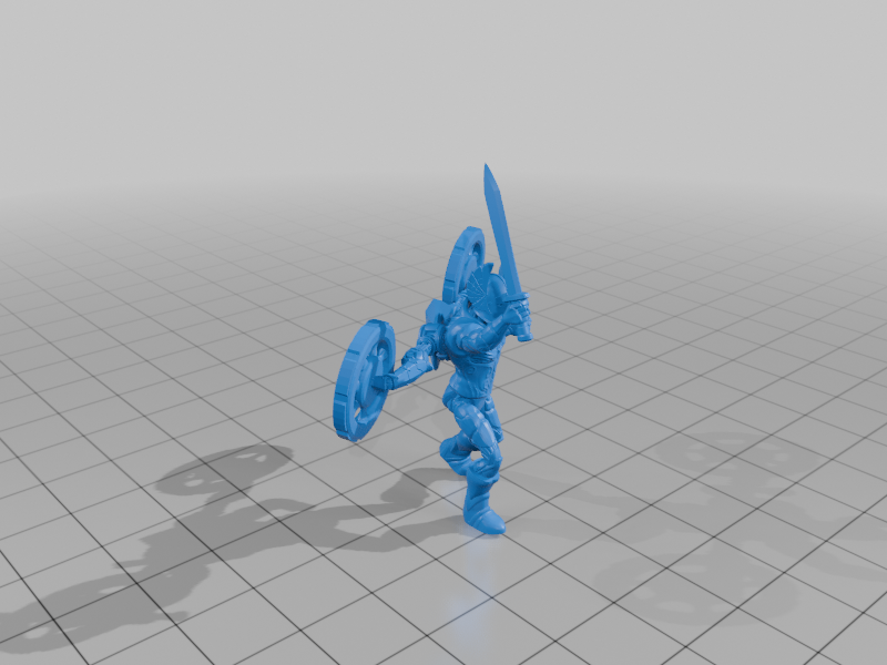 Free 3D file Heroscape: Micronaut Acroyear Guards 💂 ・3D printing design ...