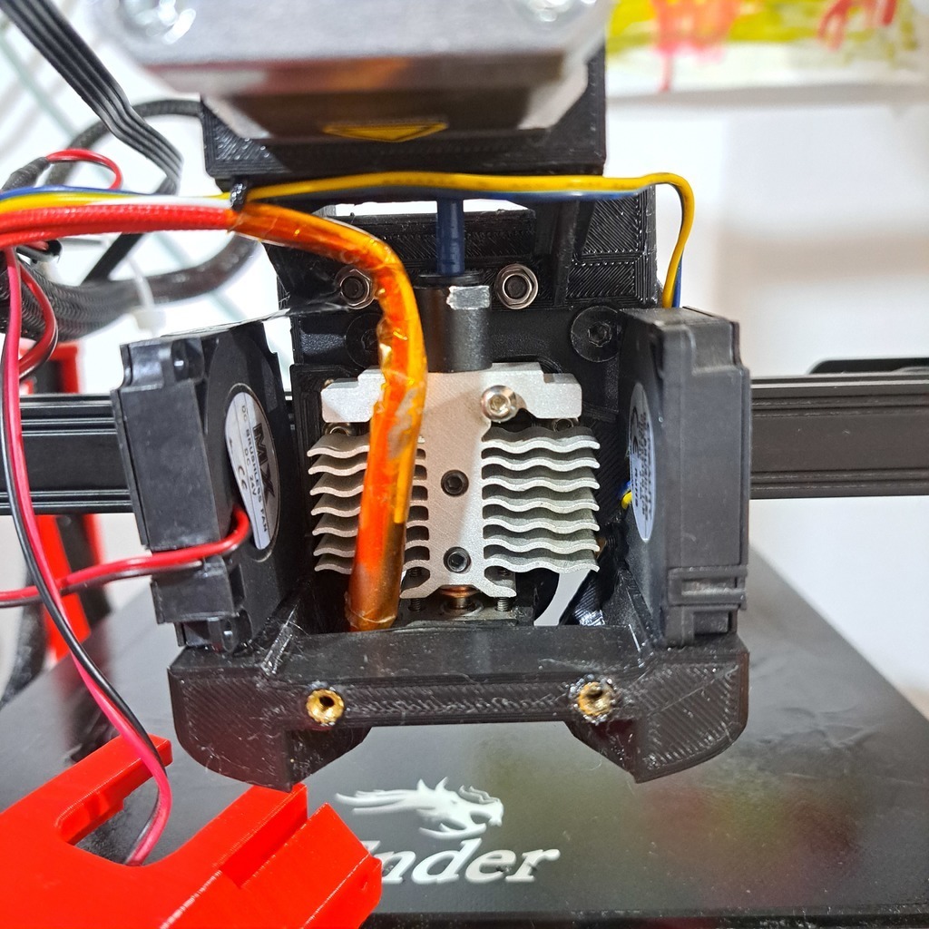 Free 3D file Dual Fan and Direct Drive for Ender 3 V2 Neo 🧞‍♂️ ・3D printing idea to download・Cults