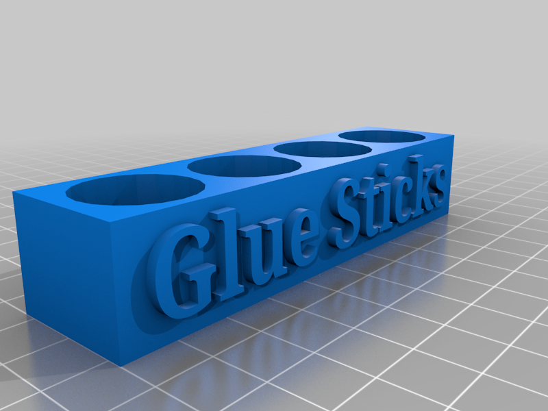 🧞‍♂️ Glue Stick Holder・Free 3D File for ・Cults
