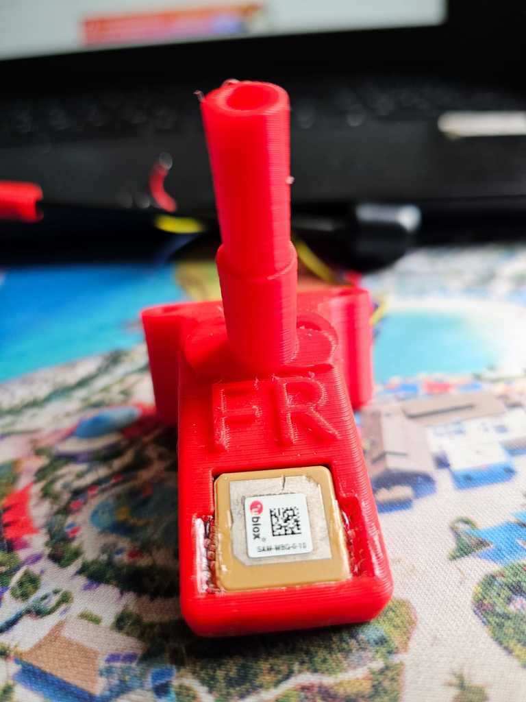 STL file fr7 combo: FR7 hglrc m80 pro gps + dji O3 flyfish long antenna ...