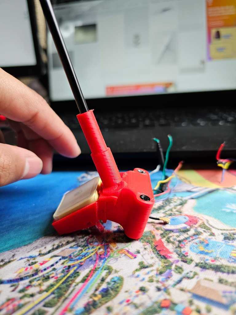 STL file fr7 combo: FR7 hglrc m80 pro gps + dji O3 flyfish long antenna ...