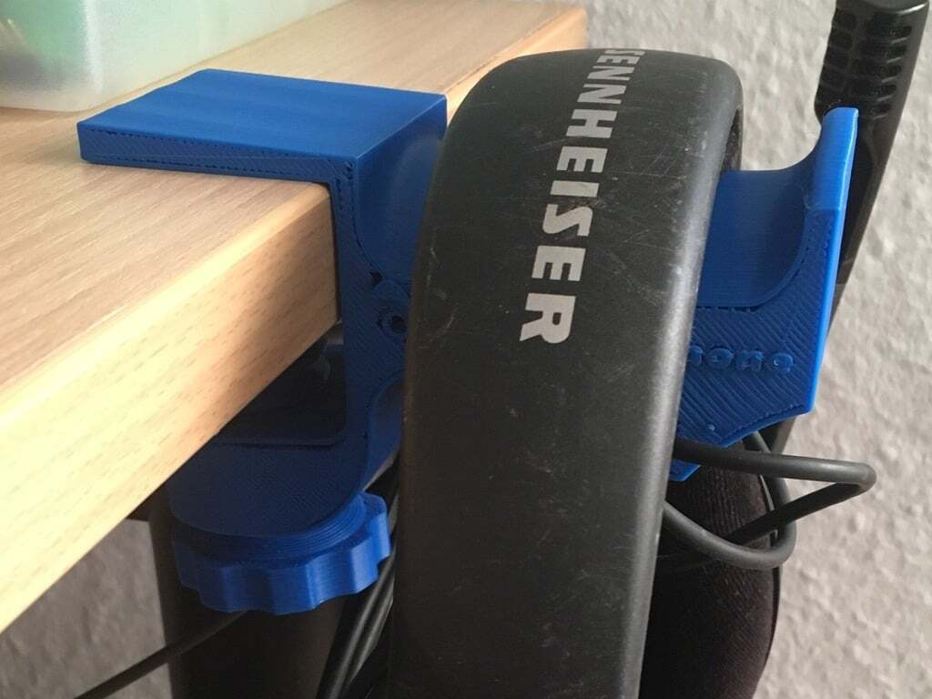 3D printed Monster Mouth Headphone Holder - Clampable・Cults