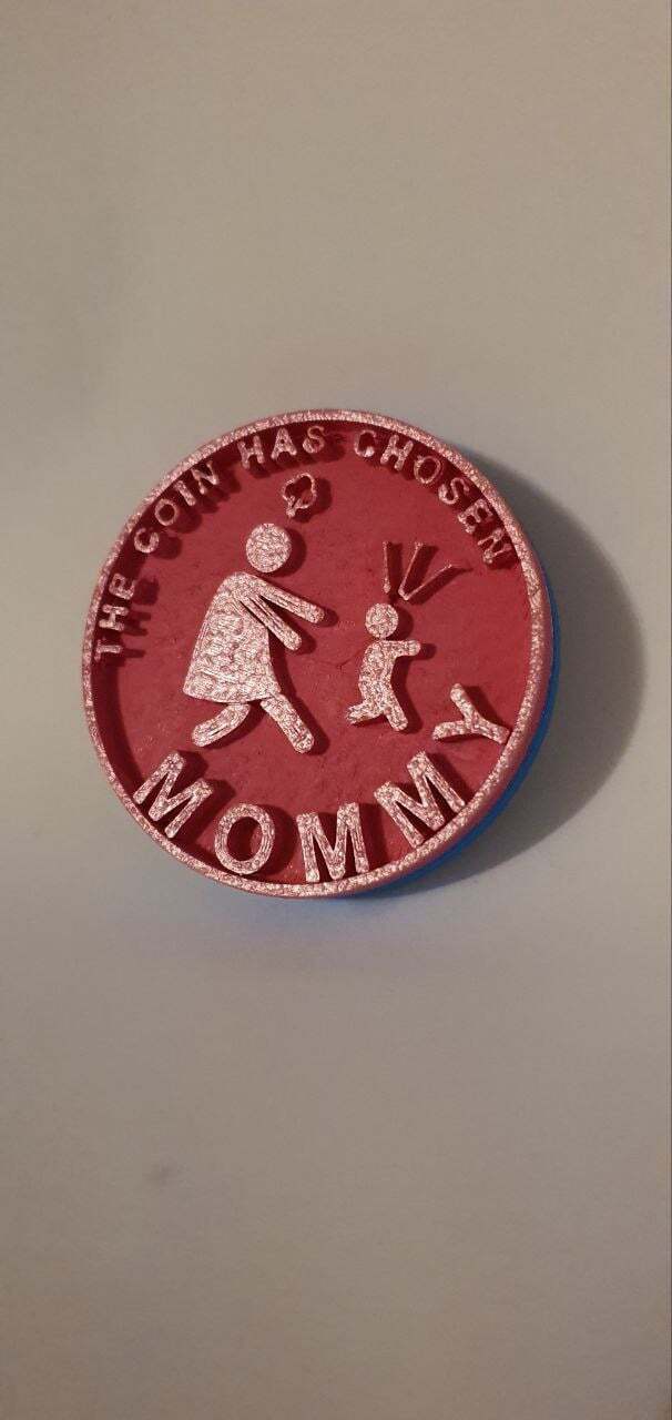 🪙 Diaper Duty Decider Coin・3D Print・Cults