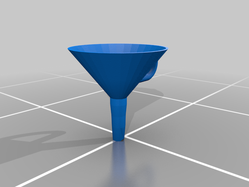 Free STL file Funnel with handle 🧹・3D printing template to download・Cults