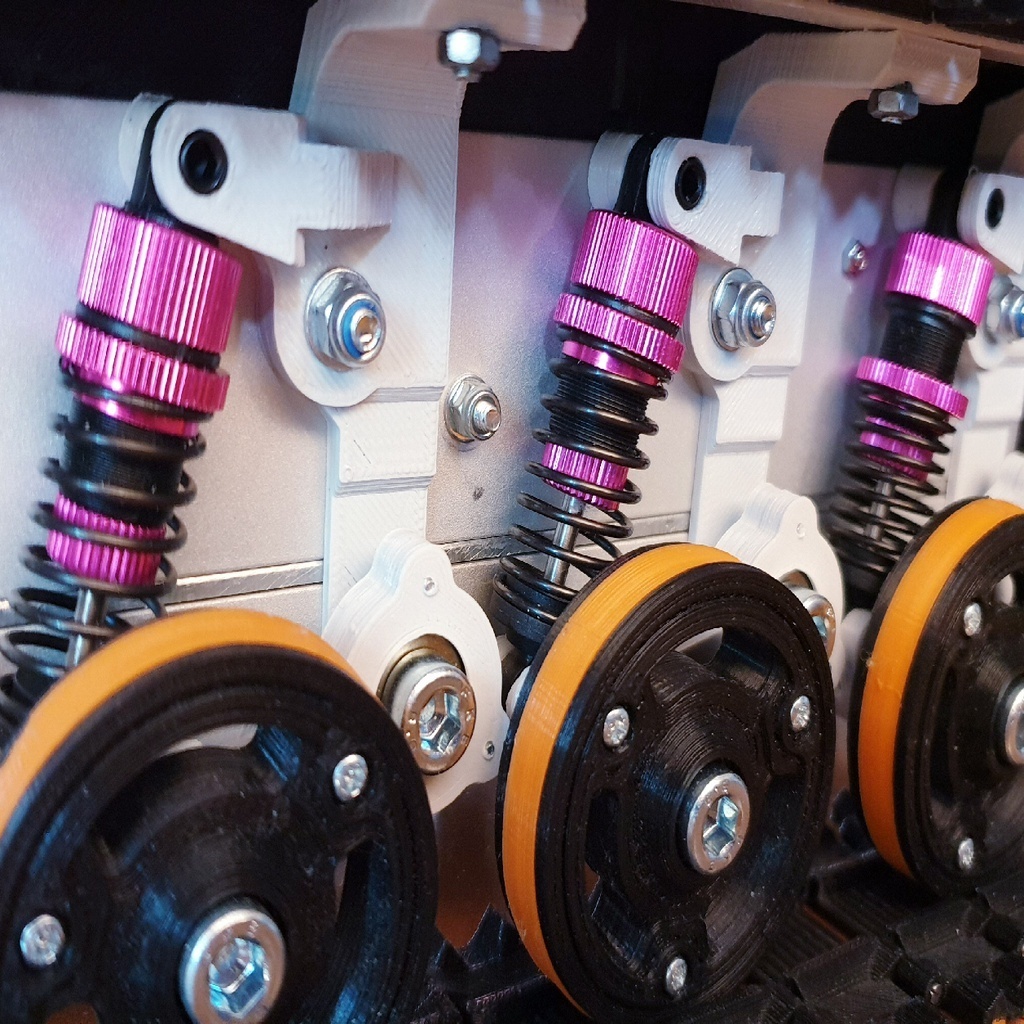 🪖 Tank RC. Suspension 2.0 (upgrade)・Free 3D File for ・Cults
