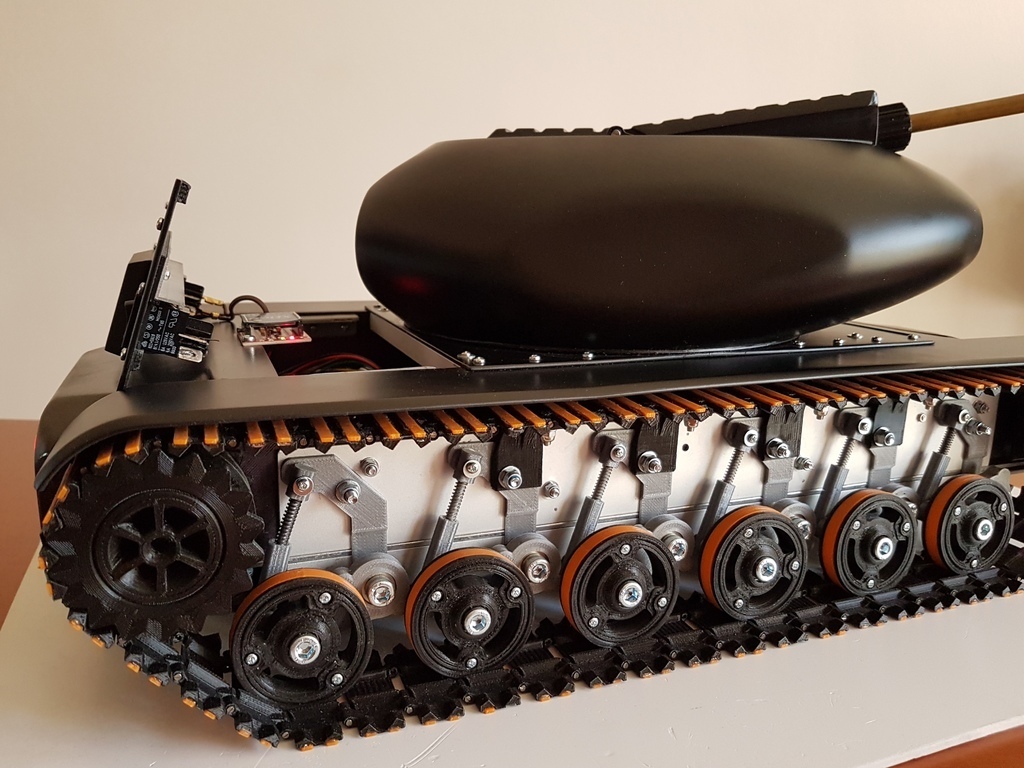 Free 3D file Tank RC. Turret 🪖・3D printer model to download・Cults