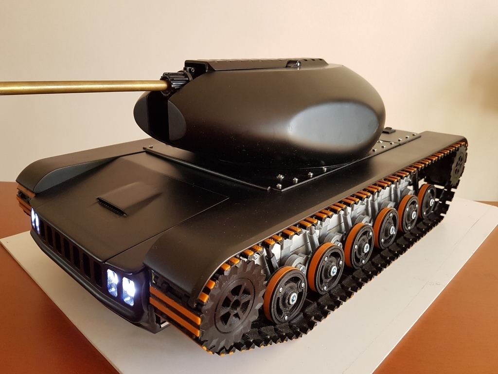 Free 3D file Tank RC. Turret 🪖・3D printer model to download・Cults