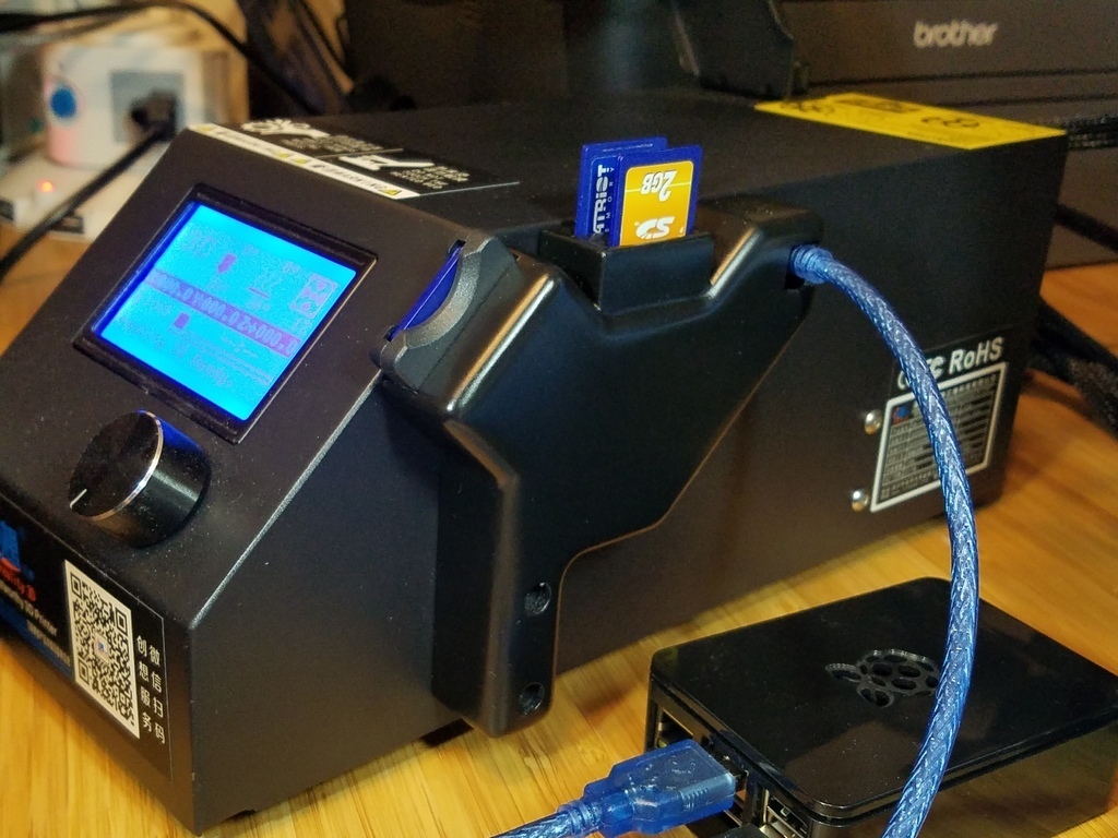 Free 3D file Creality CR-10 MicroSD to SD Card Holder REMIX 🧞‍♂️ ...