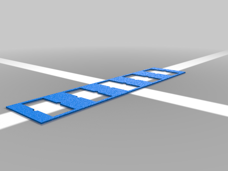 Free Stl File Delorean Console Switch Alignment Plate 🛞 ・3d Printing Template To Download・cults 