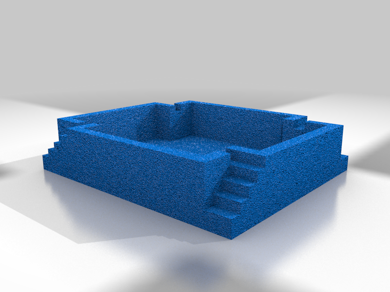 🏊 swimming pool ashtray・Free 3D File for ・Cults