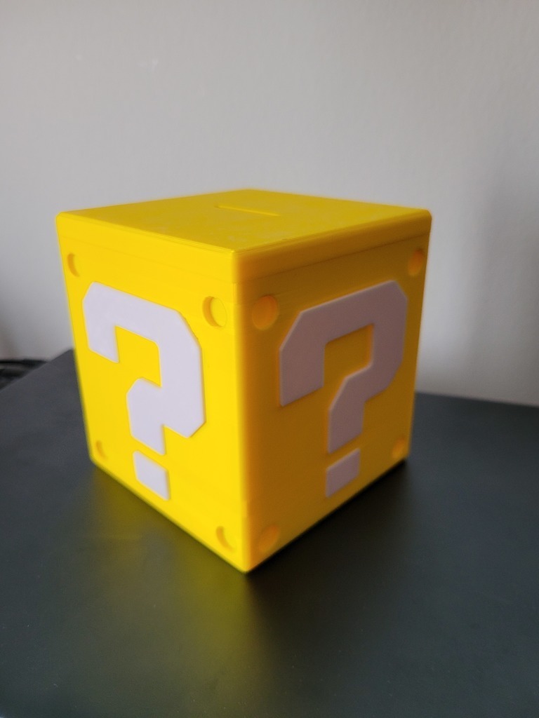 Free 3D file Question block coin bank ・Object to download and to 3D ...