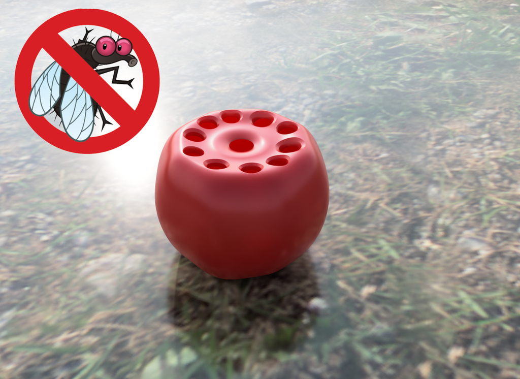 🪰 Fruit Fly Apple Trap・Free 3D File for ・Cults