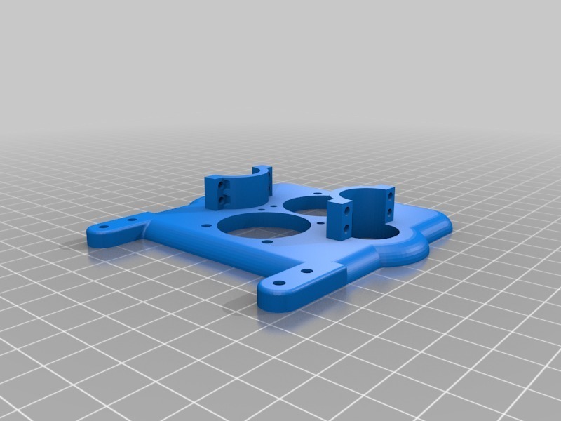 🧞‍♂️ Dual E3D v6/ Jhead Hotend Mount V 3.1 | X Carriage for Mendel ...