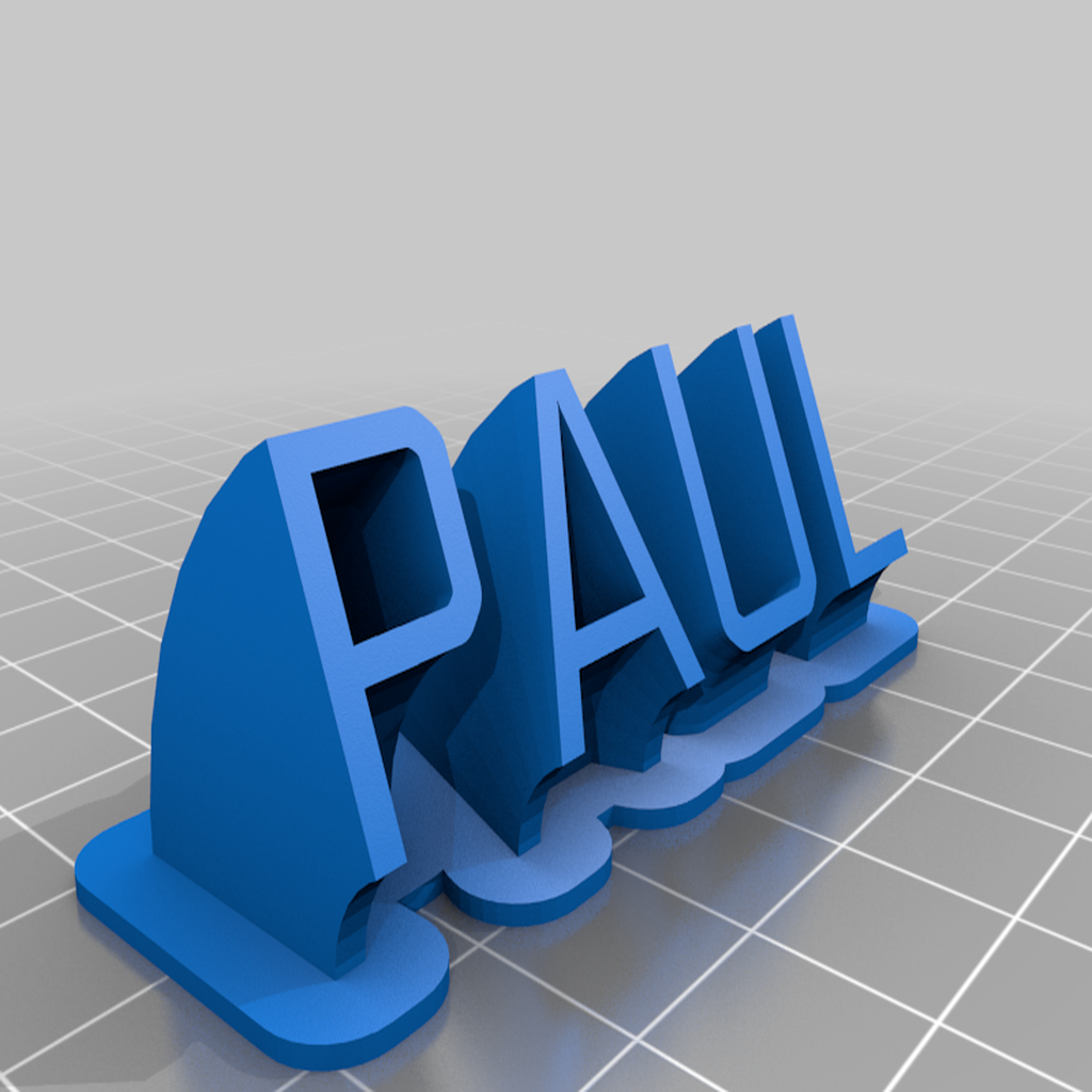 Archivo 3D gratis PAUL 🏢 ・Objeto imprimible en 3D para descargar・Cults