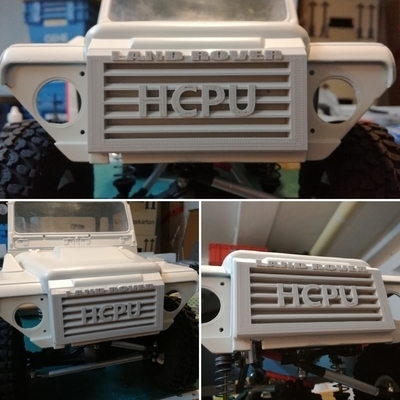 Free 3D file #vbc Land Rover Defender Grill - RC4WD - ChinaDefender ...