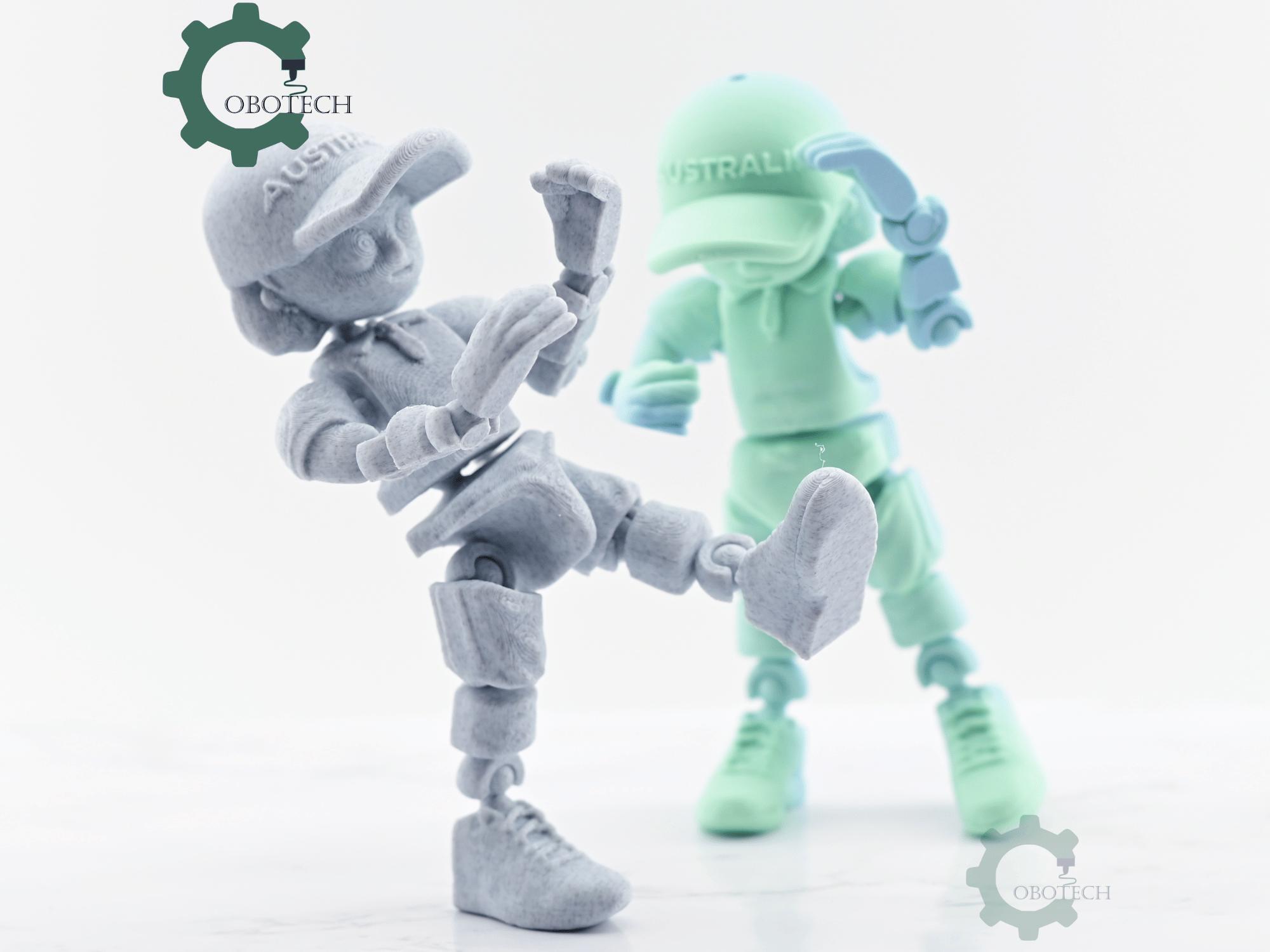3D file Articulated Posable Australian Break Dancer 🇦🇺 ・3D printable ...