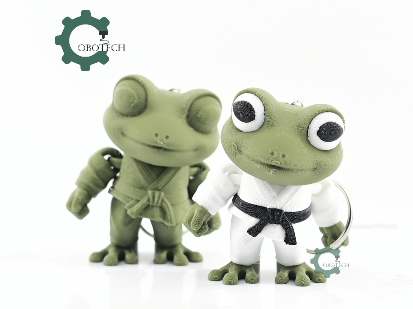 3D file Cobotech Articulated Frog In Judo Gi Keychain - Cute Backpack ...