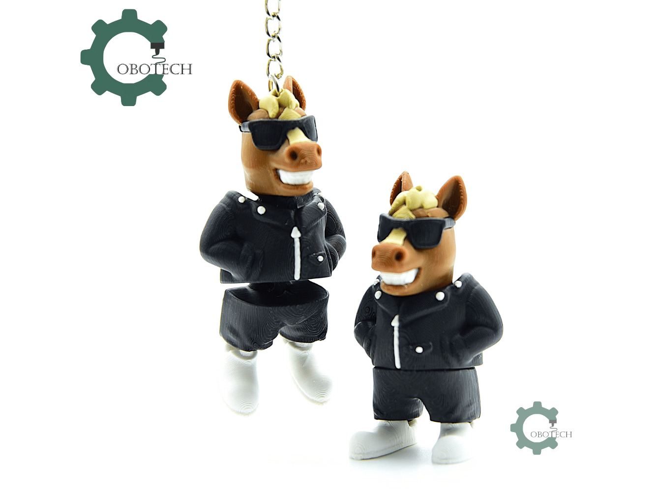 🆒 Cobotech Cool Urban Horse Articulated Keychain - Cute Backpack ...