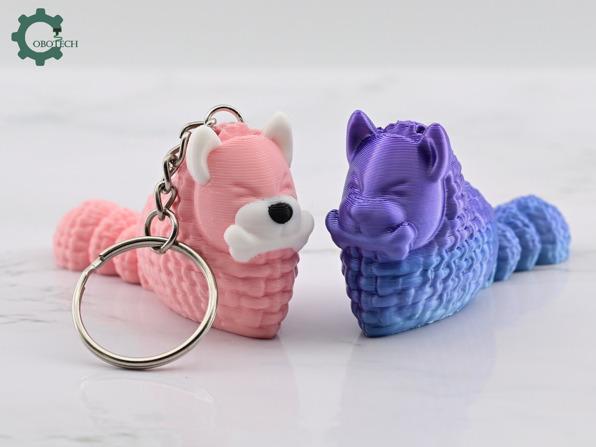 💜 Crochet Heart Dog Keychain - Unique Gifts for Dog Lovers - Cute ...