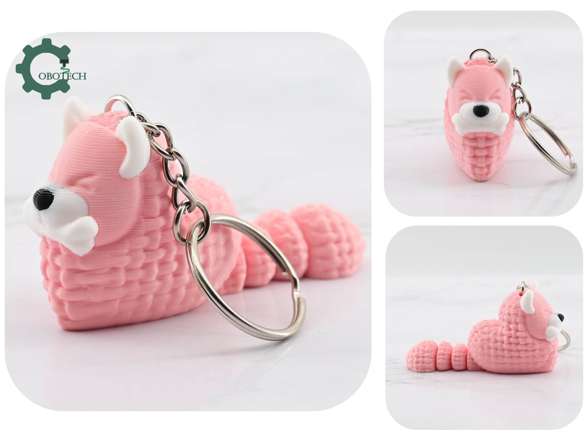 💜 Crochet Heart Dog Keychain - Unique Gifts for Dog Lovers - Cute ...