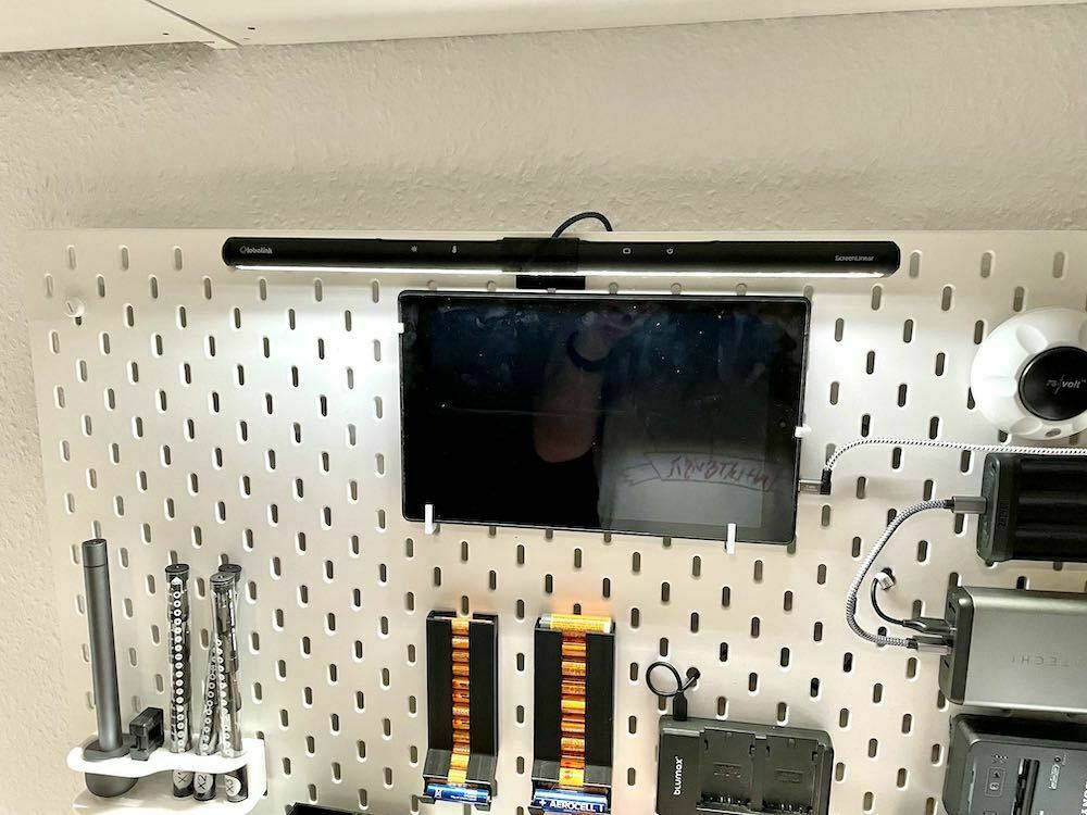 🔦 Soporte Skadis de IKEA para lámpara de monitor Globalink・Archivo 3D ...