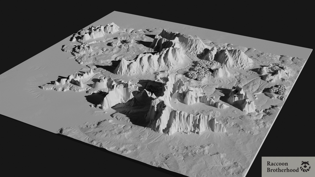 🗺️ Lord of the rings map・Free 3D File for ・Cults