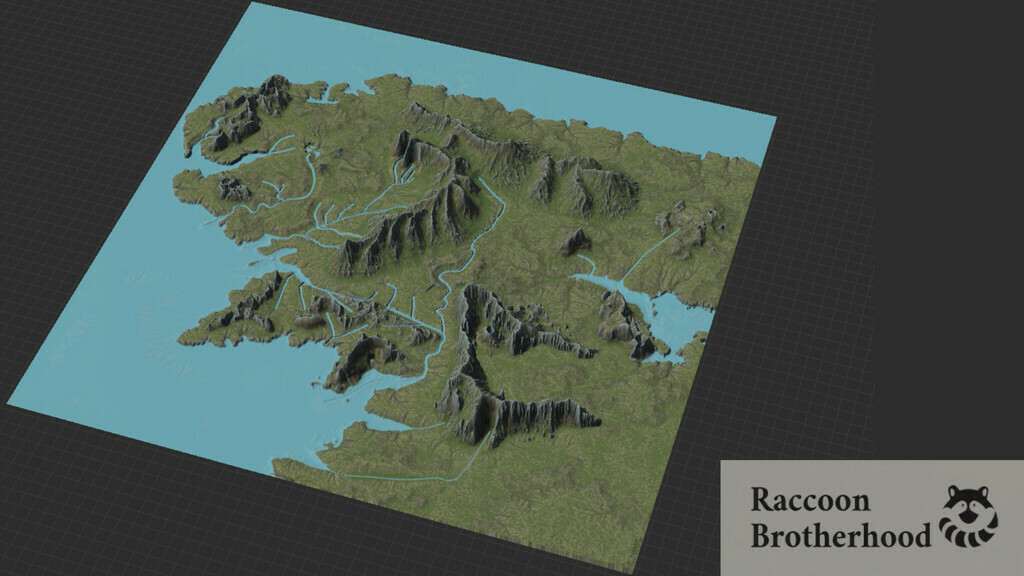 🗺️ Lord of the rings map・Free 3D File for ・Cults