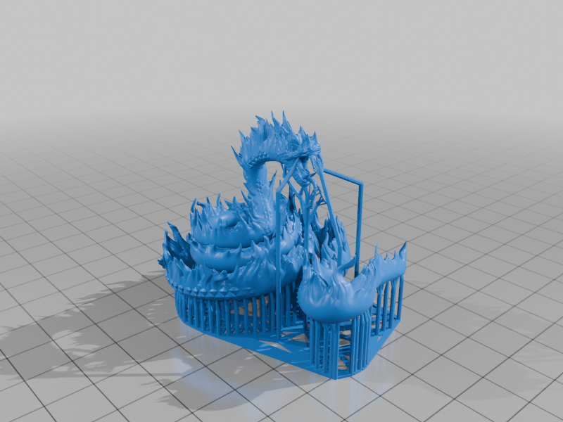 🎨 Firewyrm・Free 3D File for ・Cults