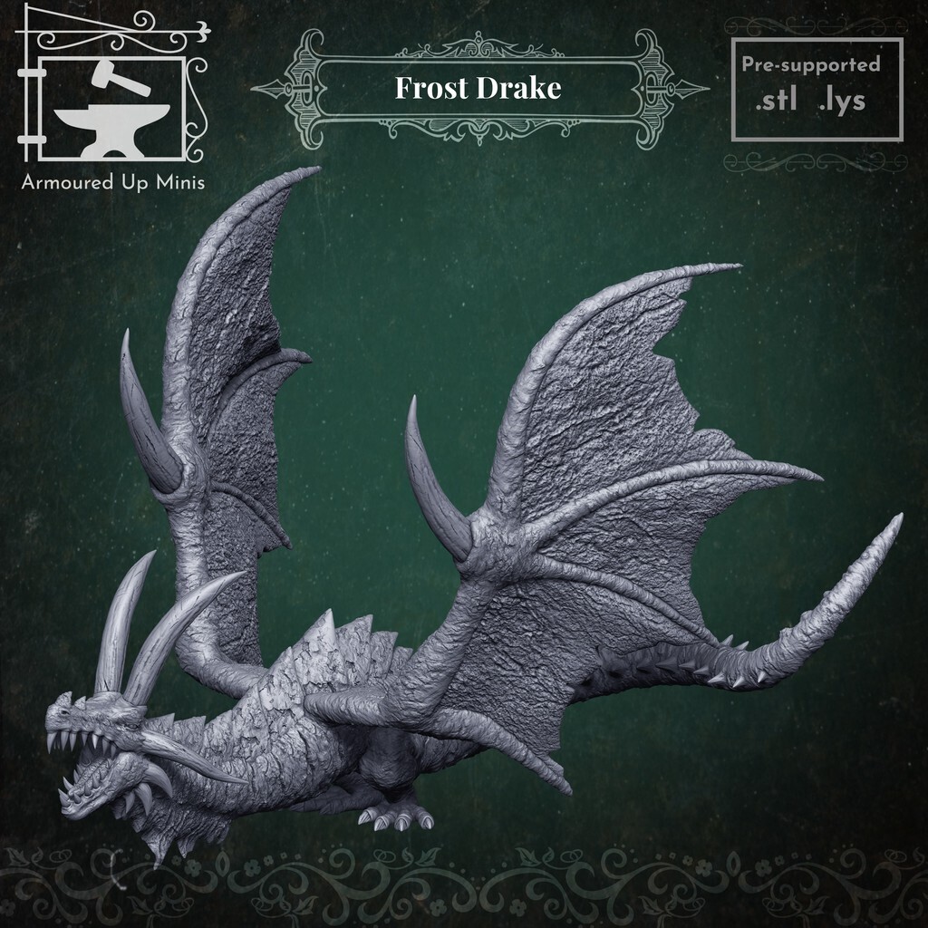 🎨 Frost Drake・Free 3D File for ・Cults