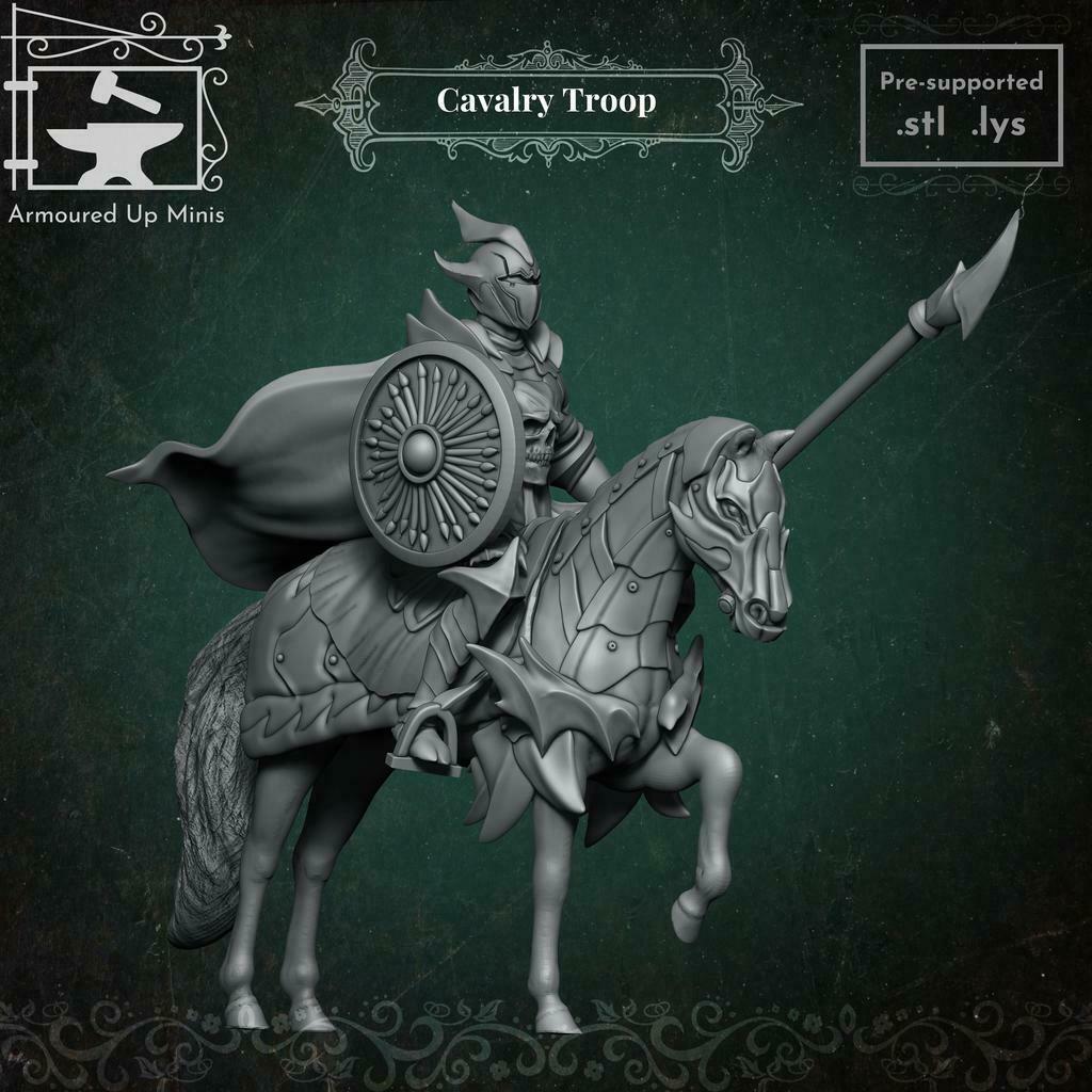 🎲 Cavalry Troop・Free STL File for ・Cults