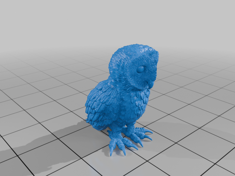 🦉 Barn Owl Familiar・Free 3D File for ・Cults