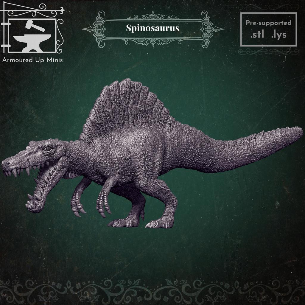 🎨 Spinosaurus・Free 3D File for ・Cults