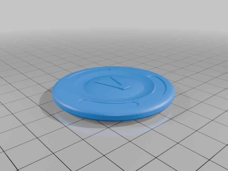 🪙 FORTNITE V-BUCKS COIN・Free 3D File for ・Cults