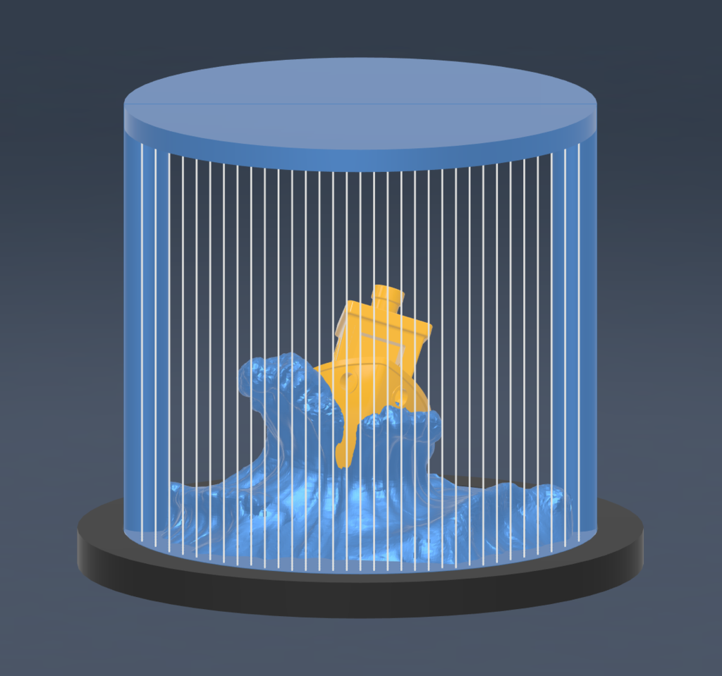 Free 3D file Stormy Seas Benchy Stand 🎨・3D printing model to download・Cults