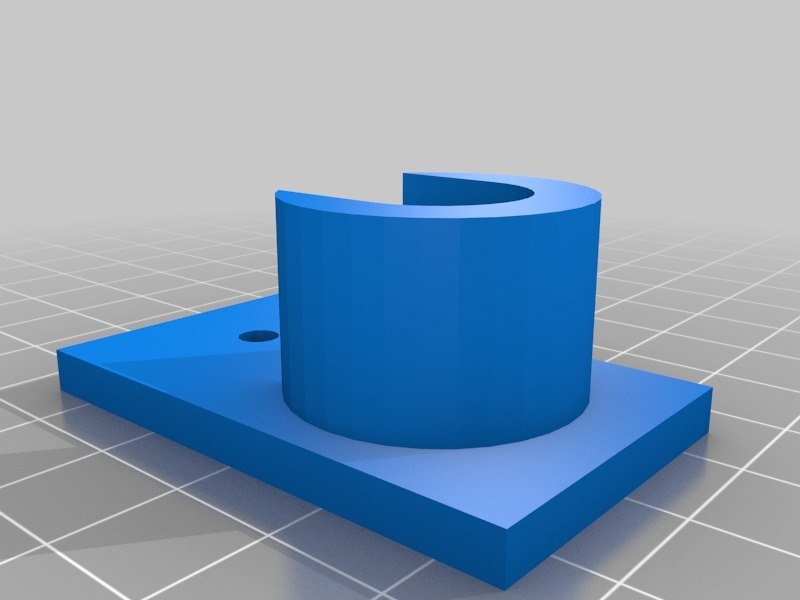 Free 3D file Wardrobe bracket for 15mm poles ⚙️ ・3D print design to ...